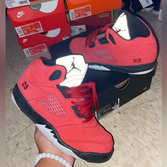 Jordan | Shoes | Raging Bull Jordan 5s Size 3y | Poshmark
